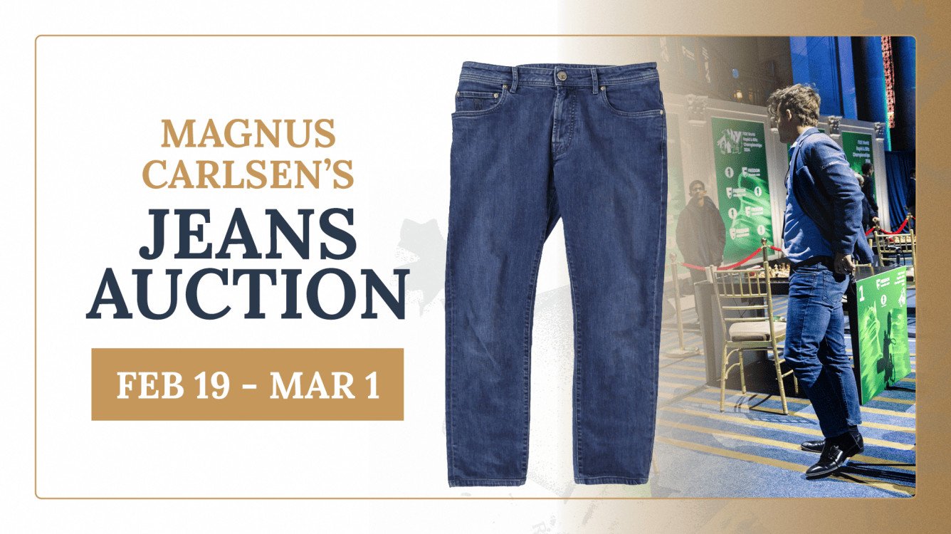 Magnus Carlsen's Infamous Jeans Up for Auction to Support Charity | BMR ...